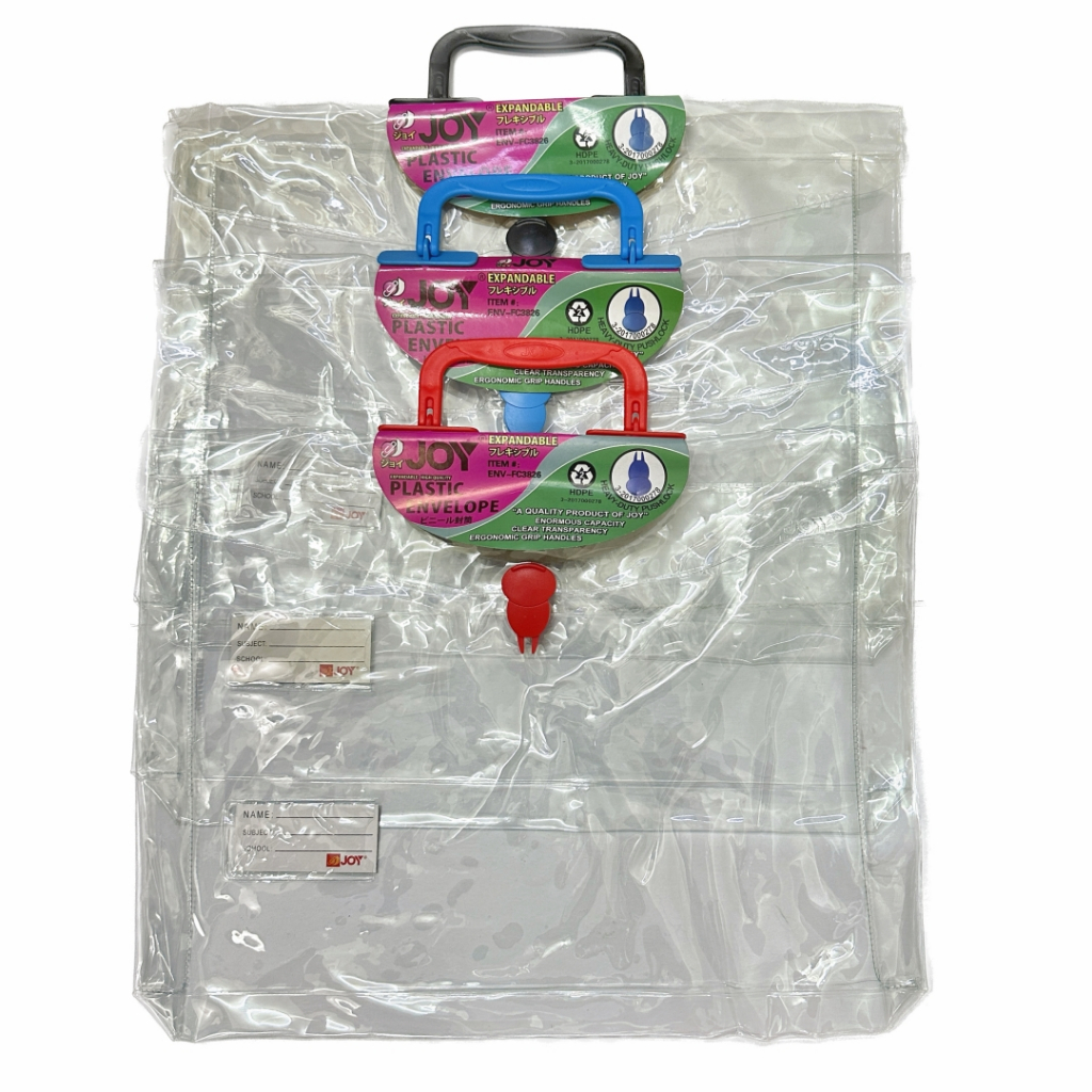 JOY LONG PUSH LOCK PLASTIC EXPANDED ENVELOPE (RANDOM) | Shopee Philippines