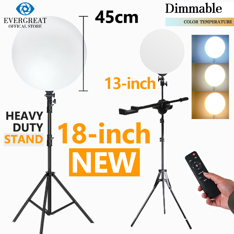 10/13/18 inch Round Panel Light LED Fill Lighting With Tripod Photo ...