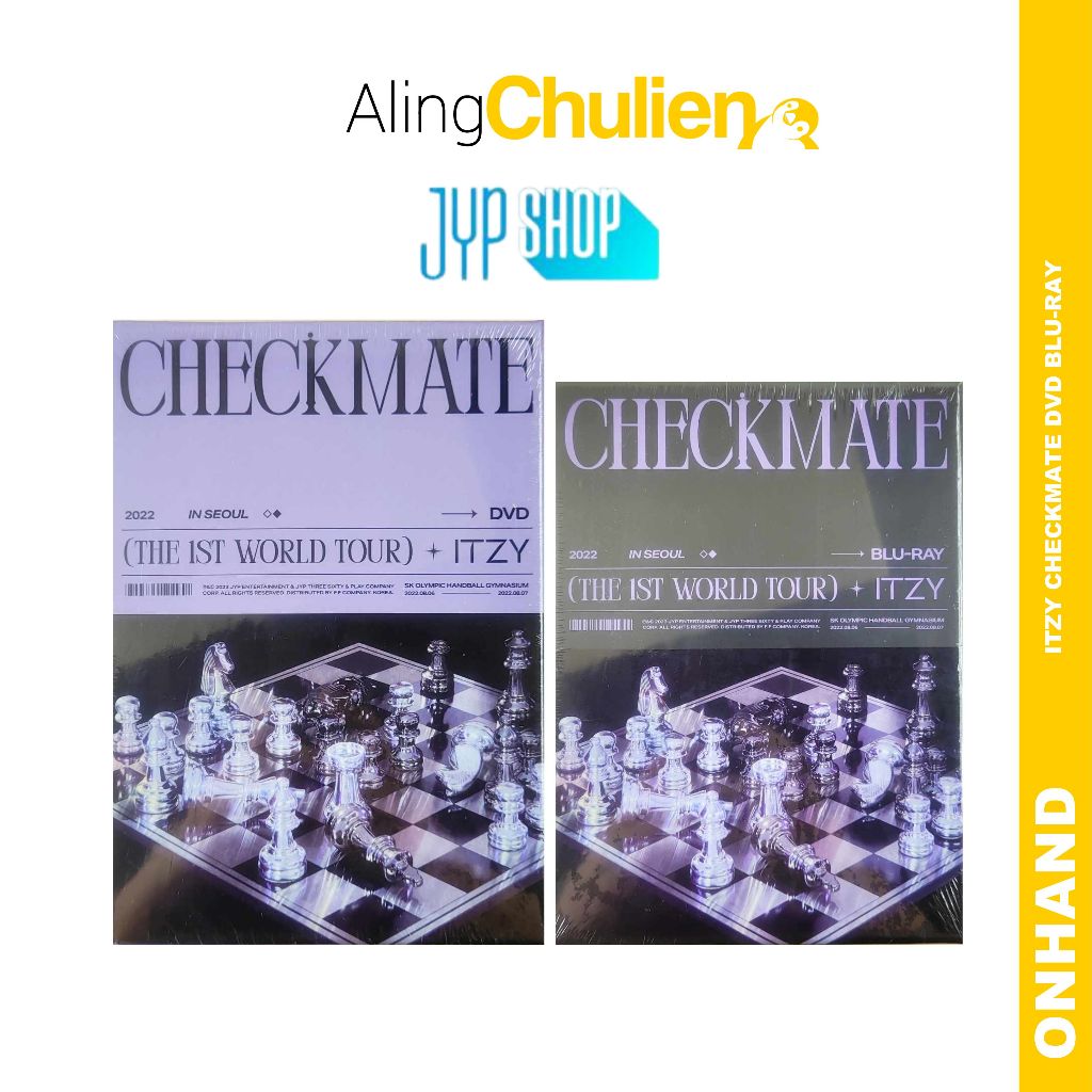 2022 ITZY Checkmate The 1st World Tour in Seoul DVD Bluray JYP SHOP ...