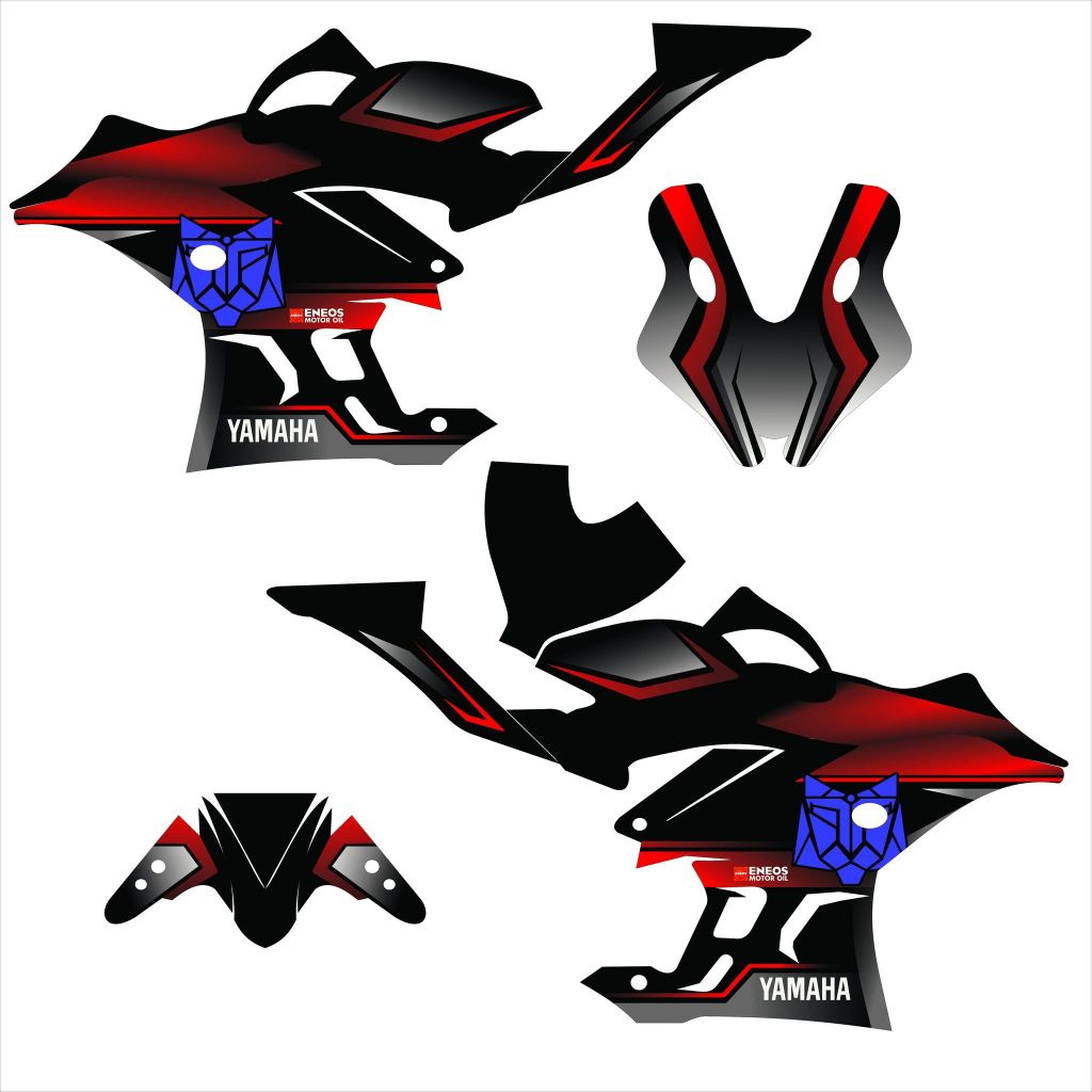 Yamaha YZF R3 ( 2019 - 2022 ) Graphics kit Sticker Decal | Shopee ...