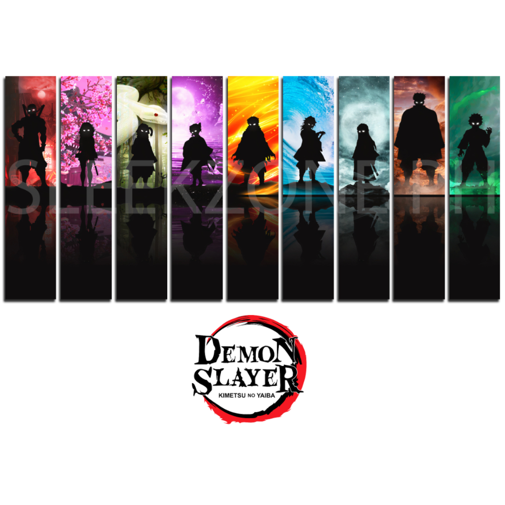 Minimalist Demon Slayer Anime Photo Tiles / Wall Decor / Anime Posters ...