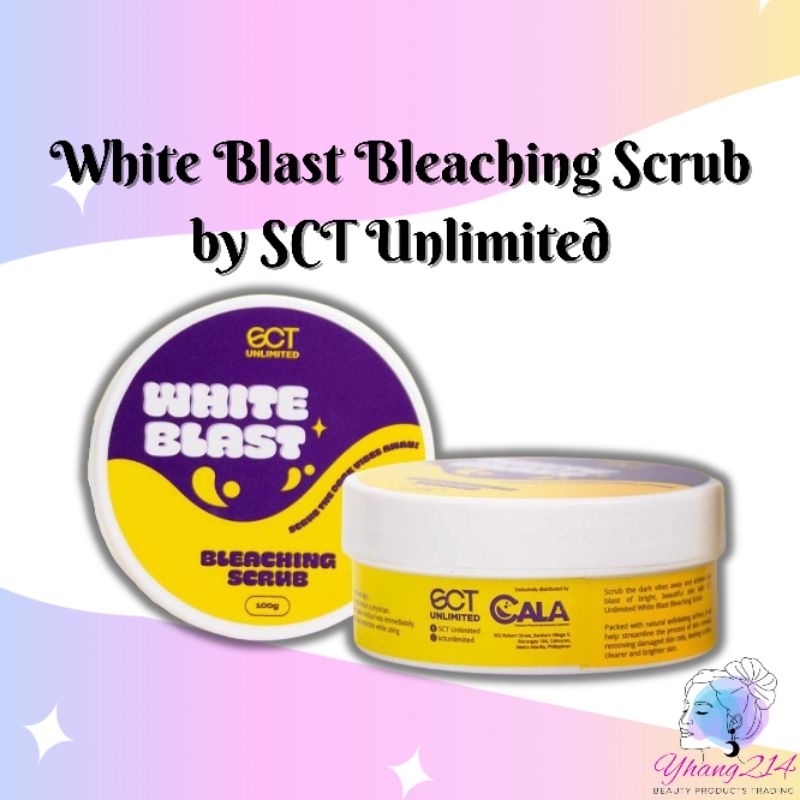 White Blast Bleaching Scrub 100g by SCT Unlimited | Shopee Philippines