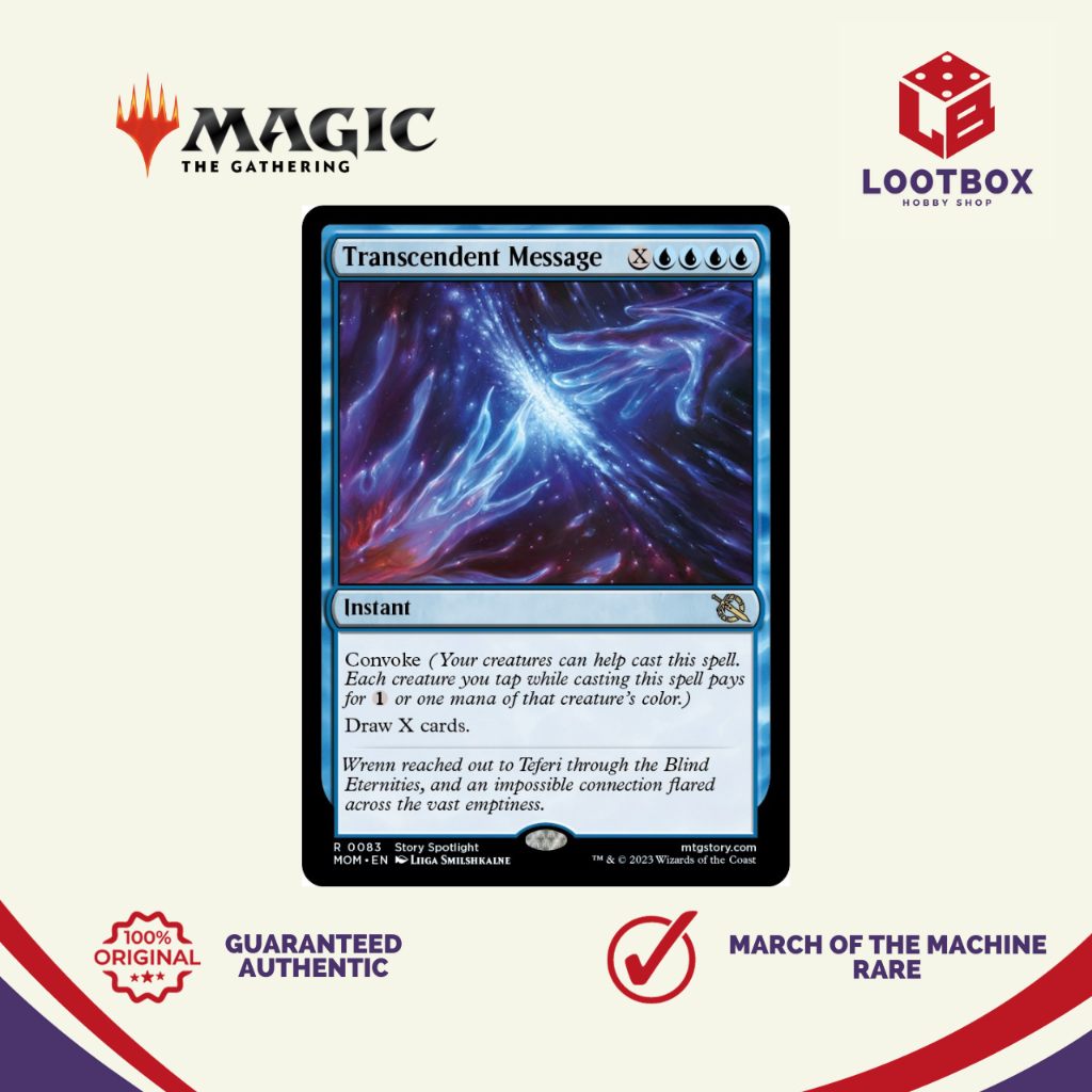Magic the Gathering: Transcendent Message (Rare) - March of the Machine ...