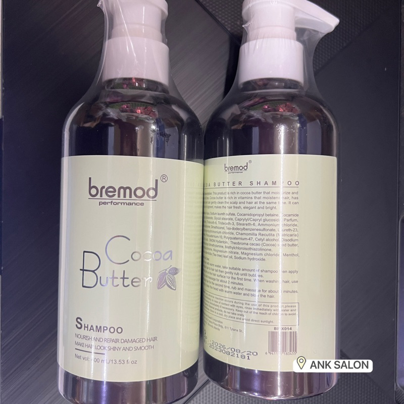 Cocoa butter shampoo conditioner bremod hair treatment 400 ml nourish ...