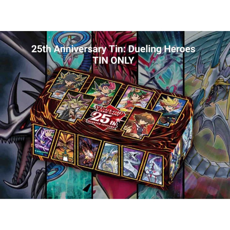25th Anniversary Tin: Duelist Heroes (TIN ONLY) | Shopee Philippines