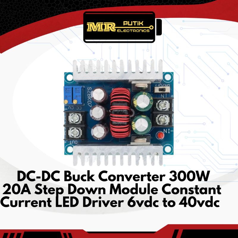 DC-DC Buck Converter 300W 20A Step Down Module Constant Current LED ...