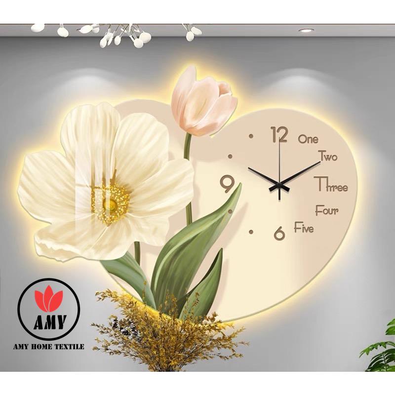 Flower Style Decorative Wall Clock, Fashionable, Artistic And Creative ...