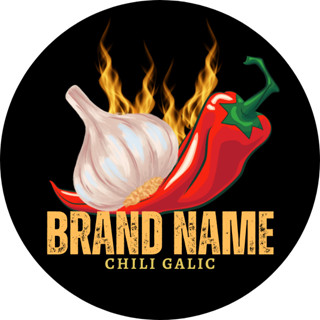 READY TO USE STICKER LABELS FOR CHILI SAUCE CHILI GARLIC 120ML BOTTLE ...