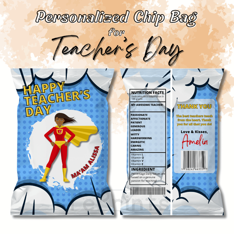 Personalized Chip Bags for Teachers Day | Shopee Philippines