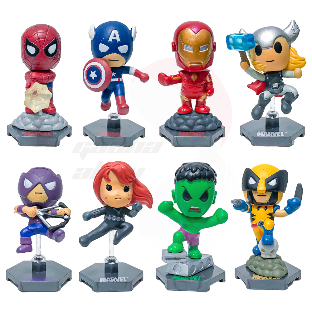 Small Toys Marvel Heroes Figurine Gashapon | Shopee Philippines