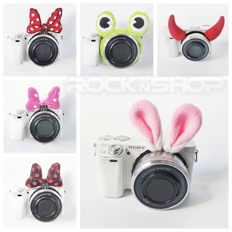 Cute Cartoon Ribbon Accessories for DSLR Camera | Shopee Philippines