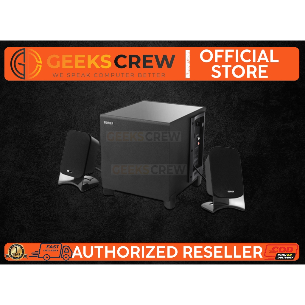 Edifier XM2PF 2.1 Multimedia Speaker with Subwoofer Black | Shopee ...