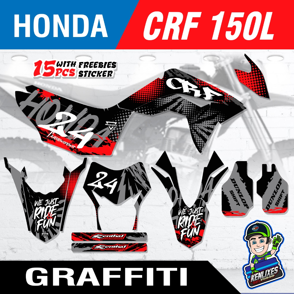 Honda CRF 150 Full Body Sticker Decals Batch 2 | Shopee Philippines