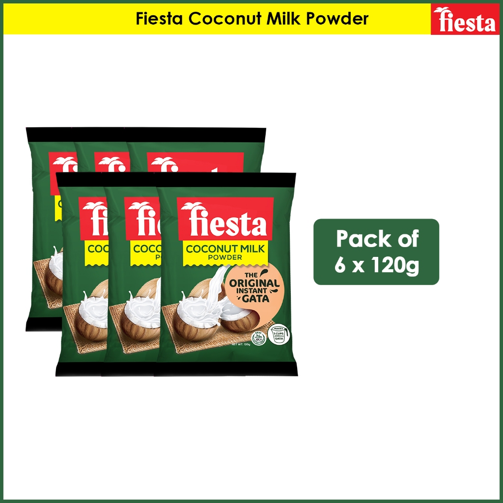 Fiesta Coconut Milk Powder 120g | Pack of 6 | Original Gata Powder ...