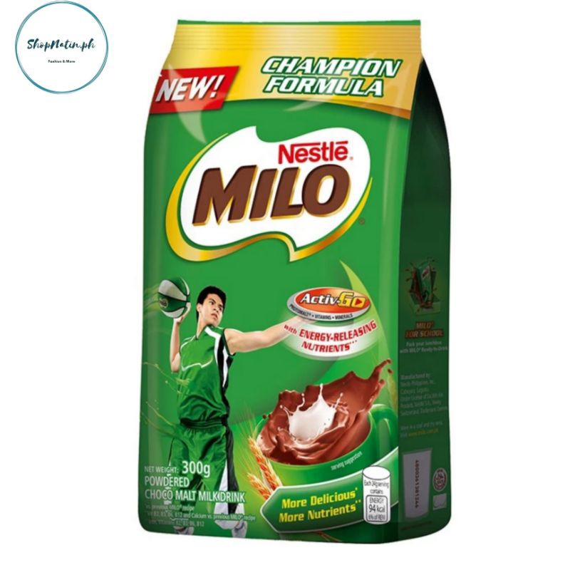 Milo Activ-Go Choco Malt Powdered Milk Drink 300g | Shopee Philippines