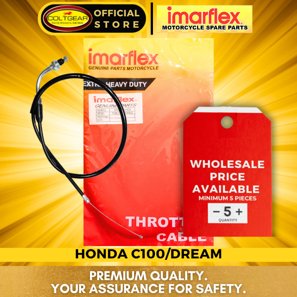 IMARFLEX Throttle Cable for Honda C100/Dream | Shopee Philippines