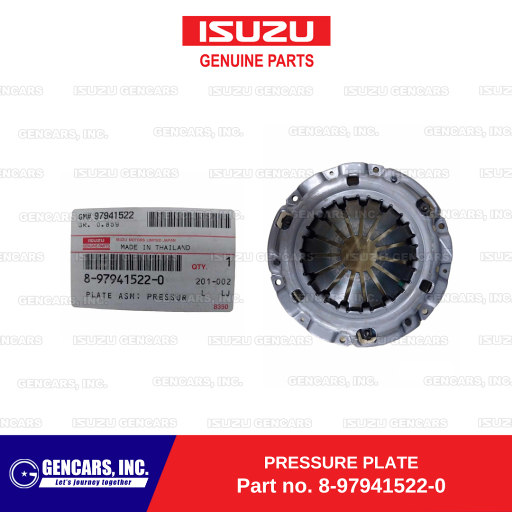 Isuzu Pressure Plate for Dmax /Alterra 2007-2012 (8979415220) (Genuine ...