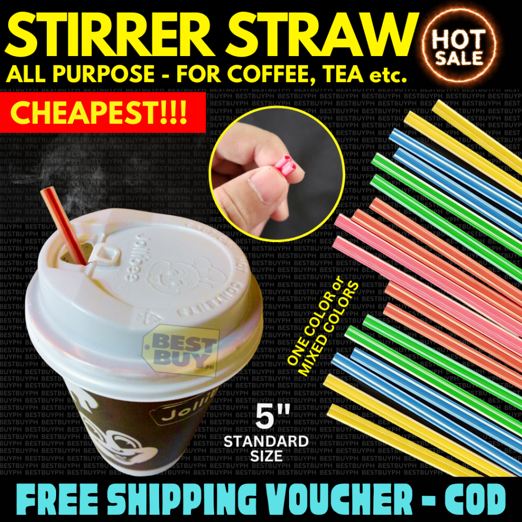 STIRRER STRAW Coffee Stirrer / Cocktail / Tea / Hot Chocolate | Shopee ...