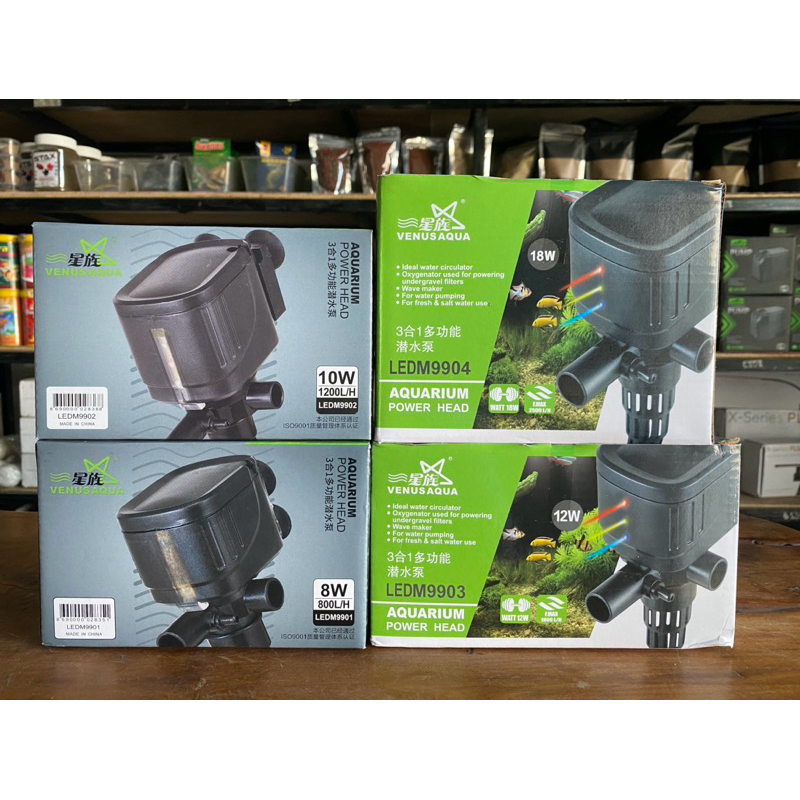 Venus aqua aquarium powerhead with led lights LEDM9901 8w LEDM9902 10w ...