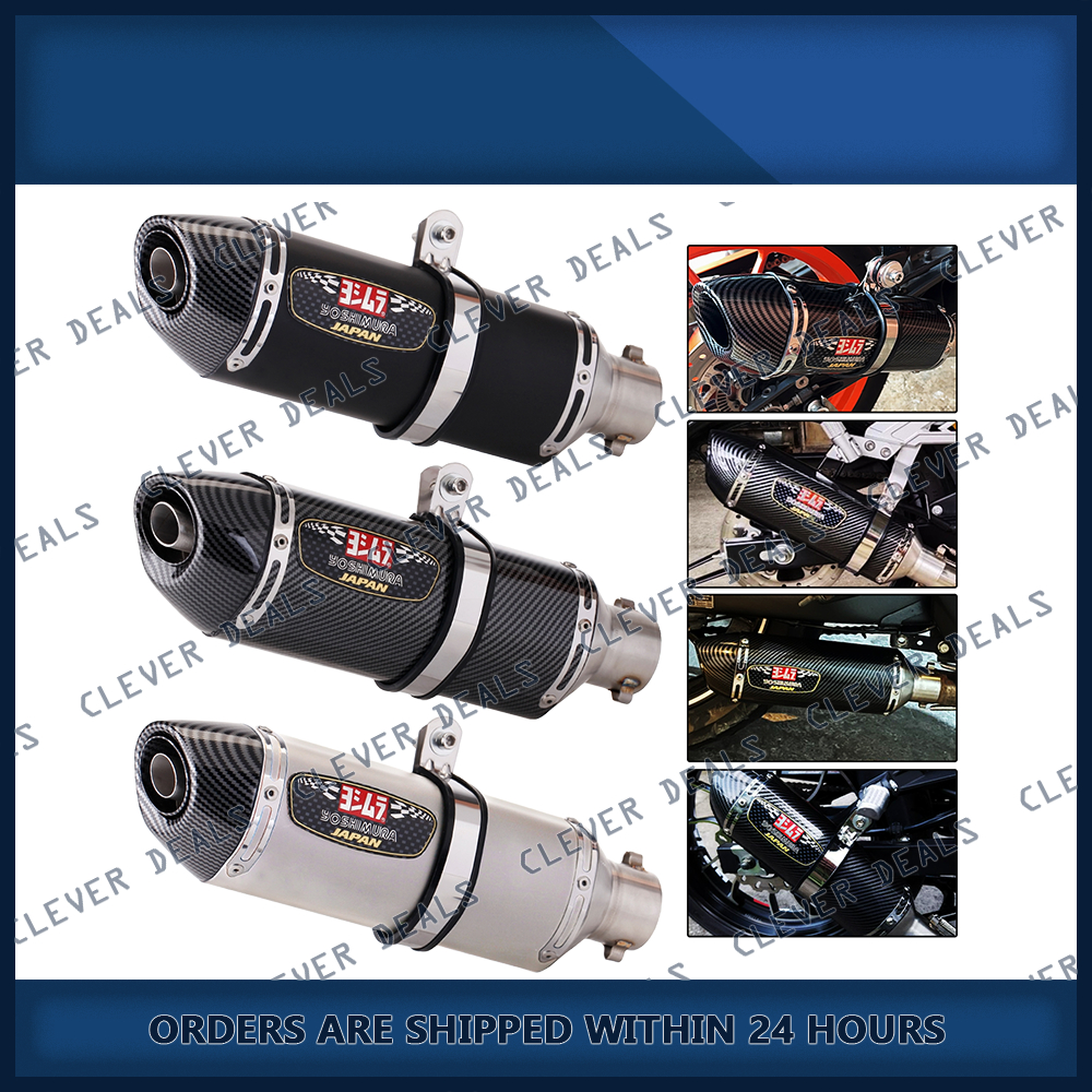 Yoshimura R77 Japan (370mm) Slip On Universal Exhaust Muffler Pipe | Shopee Philippines