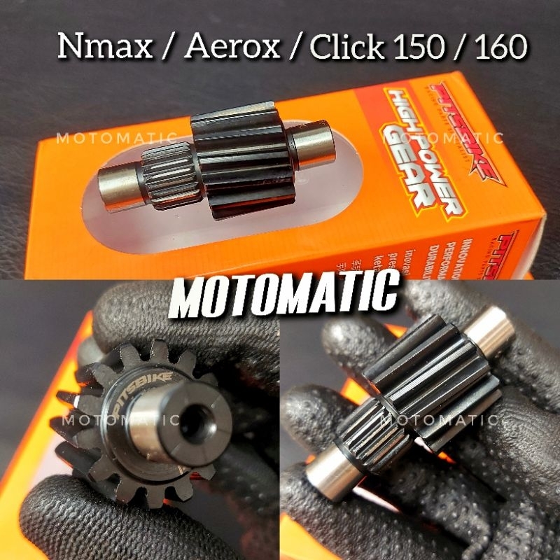 CLICK 160 / 150 / NMAX / AEROX | High Torque Gear ( 14T / 13T ...