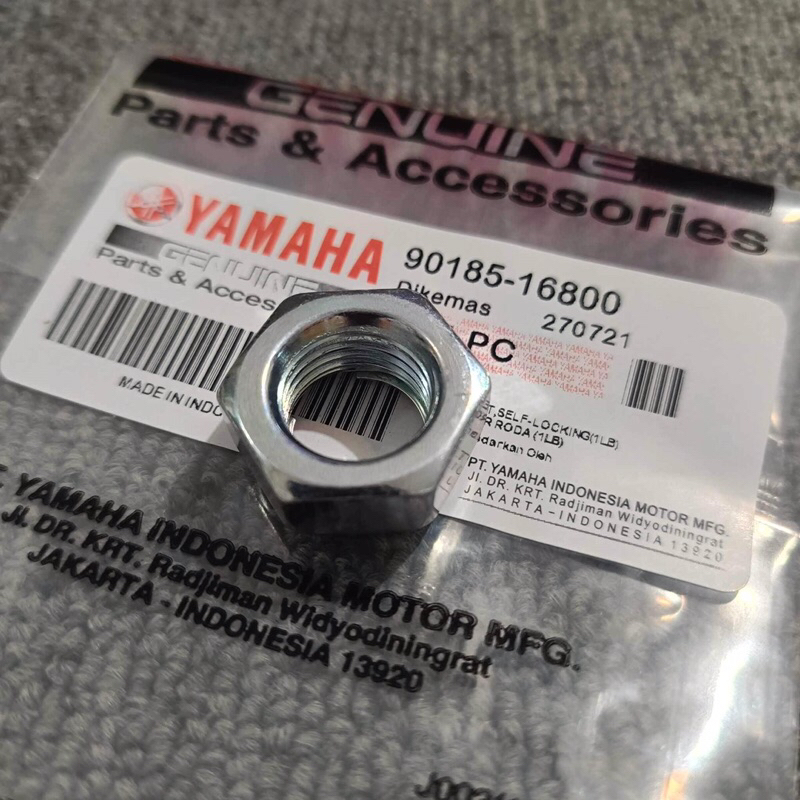 REAR AXLE NUT GENUINE YAMAHA AEROX v1,v2/ NMAX v1,v2 24MM | Shopee ...