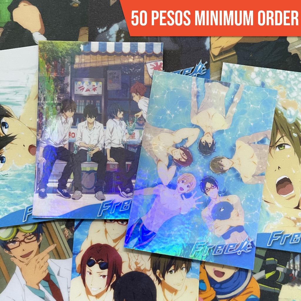 Free! Iwatobi Swim Club Anime Trading Photocards (Laminated) | Shopee ...