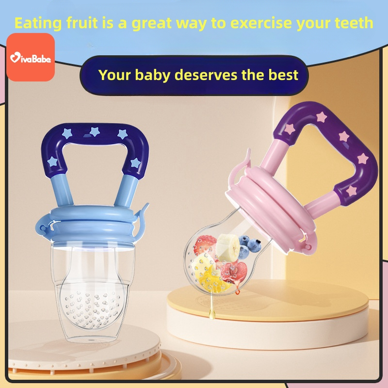 Baby Pacifier Fresh Food Fruit Nibble Feeder Nipple Kids Feeder Newborn ...