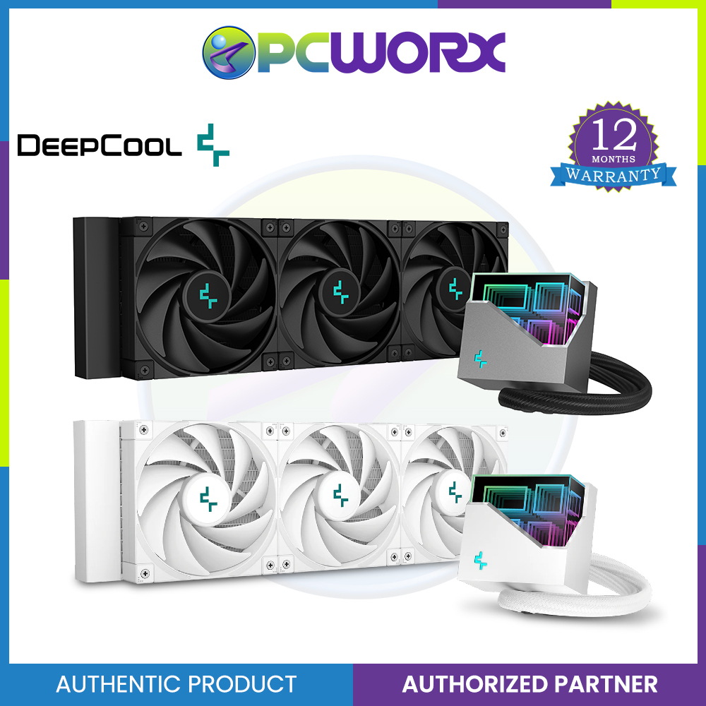 Deepcool LT720 Mirror Design Pump Head, 14.2 inches (360 mm) Radiator ...