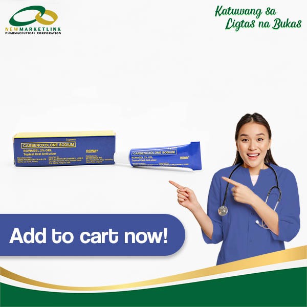Carbenoxolone Sodium (Rowagel 5g) | Shopee Philippines