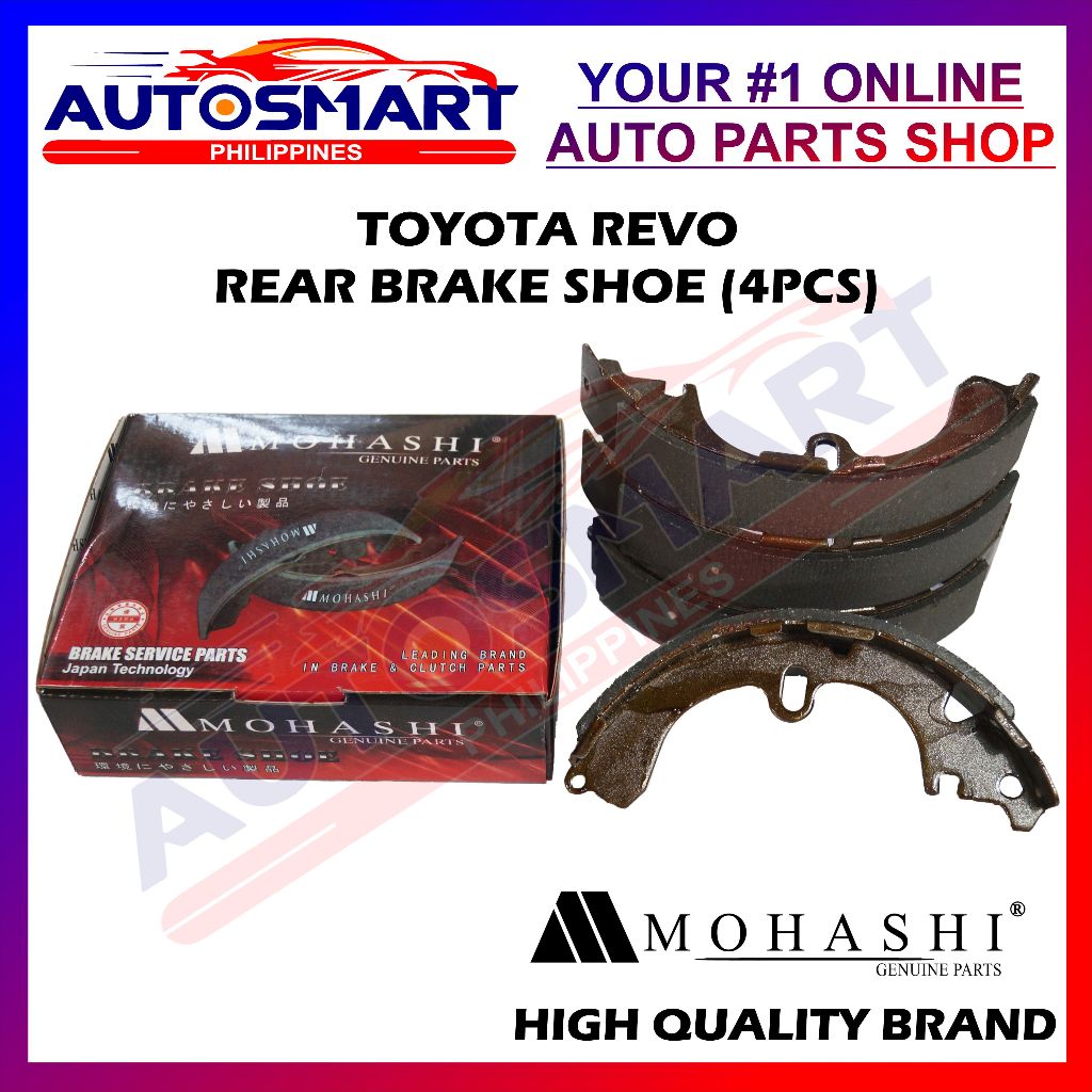 TOYOTA REVO REAR MOHASHI BRAKE SHOE (4PCS) MOHASH(IMBK-2311) | Shopee ...