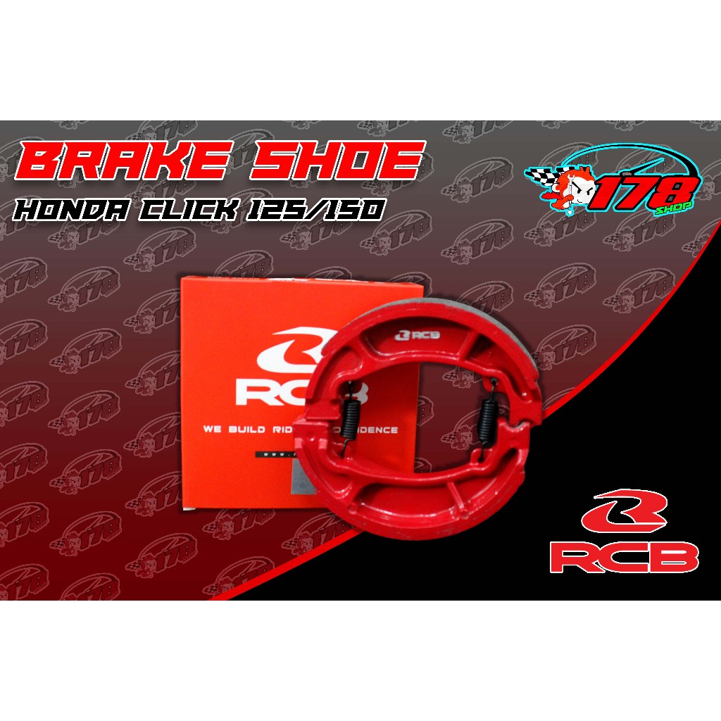 Rcb beat fi click125/150 brake shoe high quality(orig) | Shopee Philippines