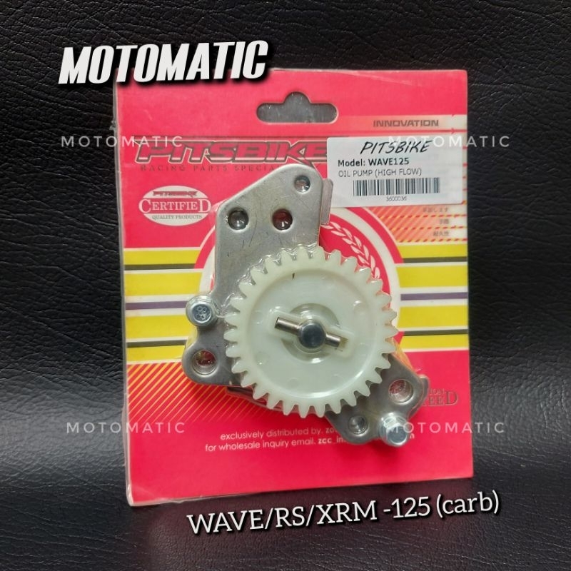 WAVE, XRM, RS 125 (Carb) ︎ Pitsbike Racing Oil Pump (High-Flow ...