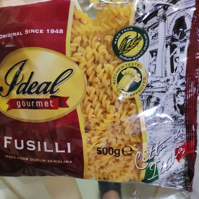 Ideal Gourmet Twist Fusilli Pasta 500g From Durum Semolina Wheat Halal ...