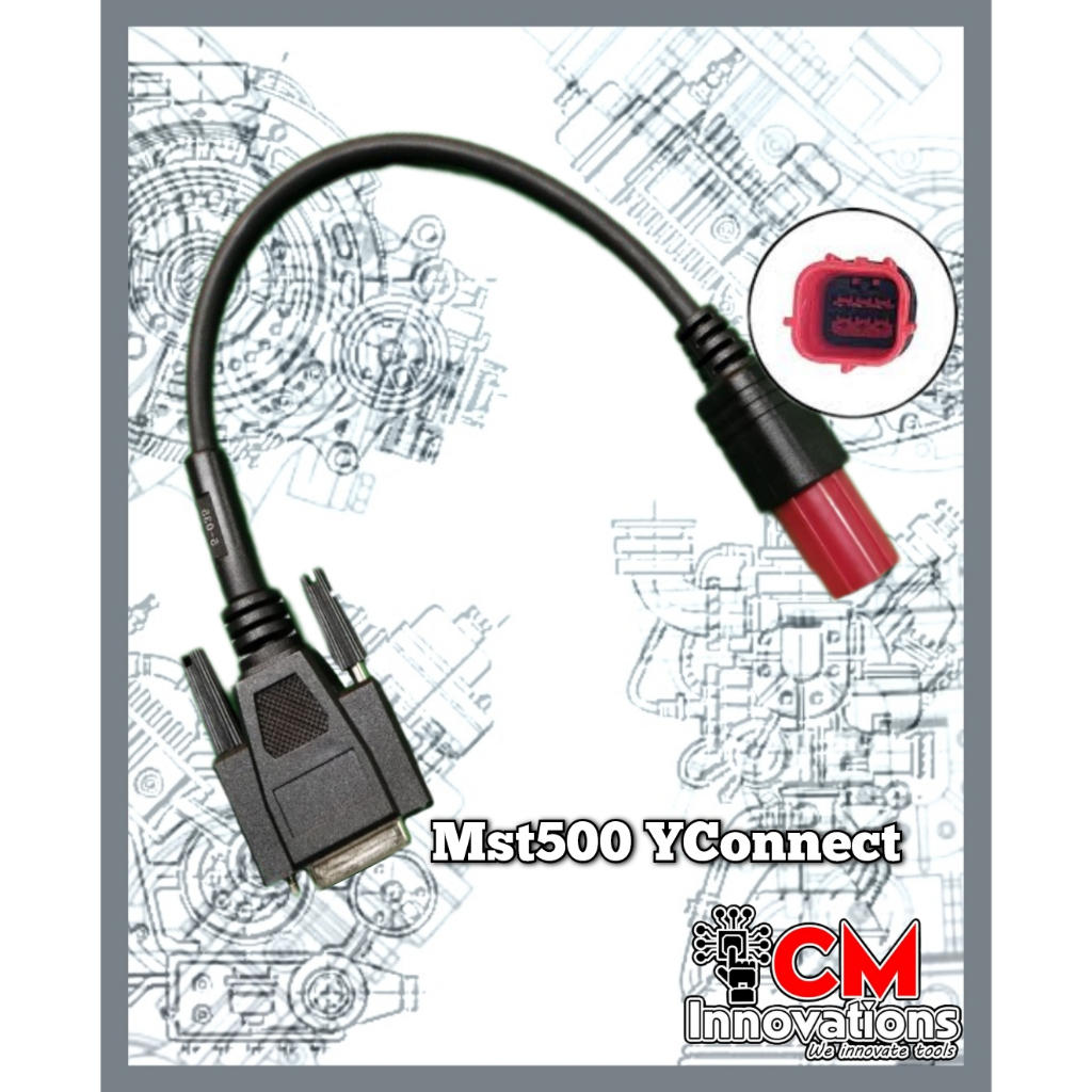 y connect 6 pin for mst 500 motorcycle diagnostic tool | Shopee Philippines