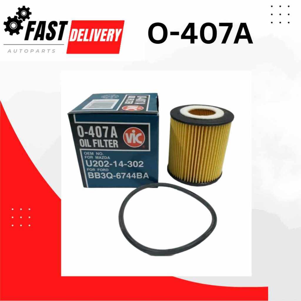 Vic Oil Filter O-407A Ford Everest / Ranger 2.2,3.2 TDCi Diesel 2012 ...