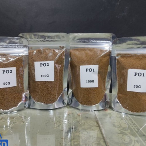 PO1 and PO2 Premium Sinker Sinking Pellets Feeds Granules Fish Food | Shopee Philippines