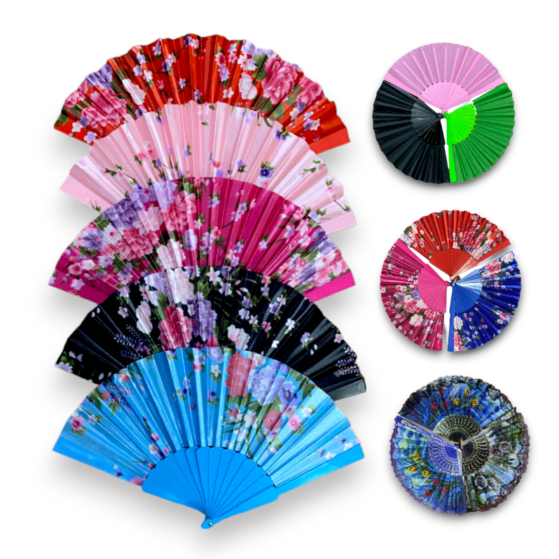 Hand Held Folding Plastic Fan (Pamaypay) | Shopee Philippines
