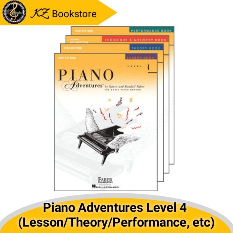 Piano Adventures Level 4 Lesson Book/Performance/Theory/Sightreading ...