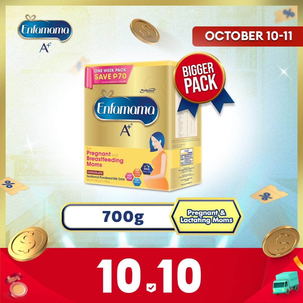 Enfamama A+ Chocolate 700g Pack Powdered Milk Drink for Pregnant and ...