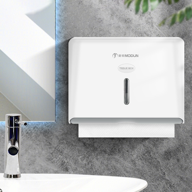 shopee choice badge Multi Fold Tissue Dispenser Punch Free Wall Mounted ...