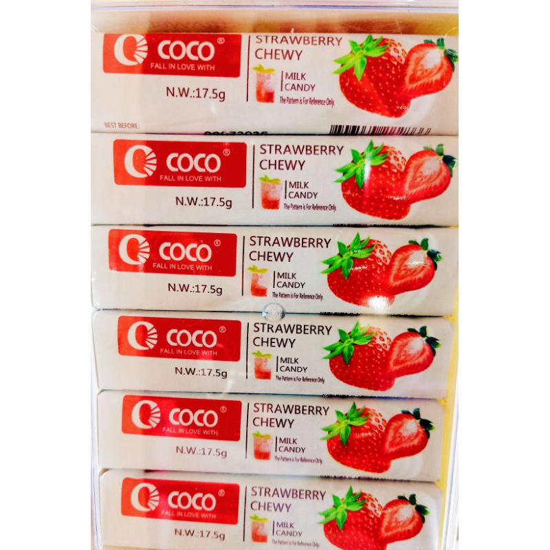 COCO MILK CHEWY CANDY | 30 PIECES | 4 FLAVOR AVAILABLE | Shopee Philippines