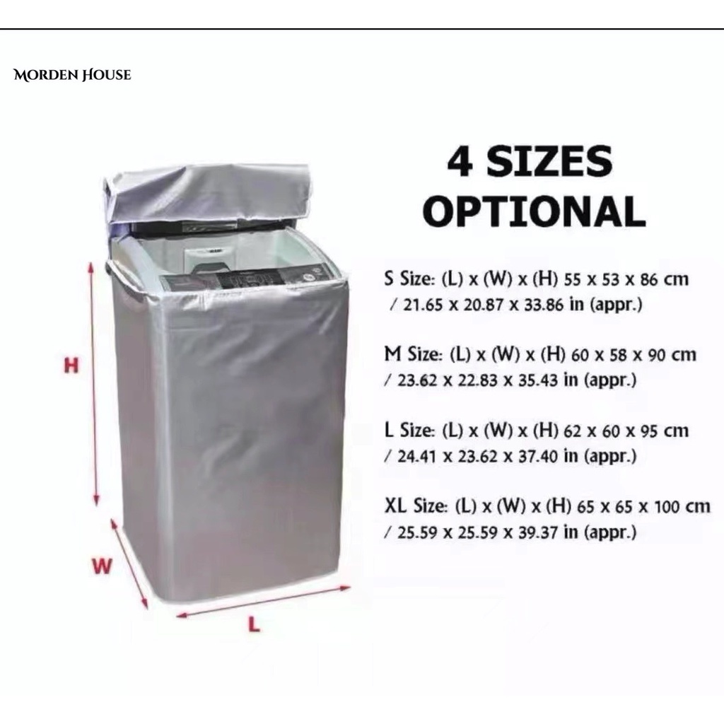 Shop washing machine cover front load xl for Sale on Shopee Philippines