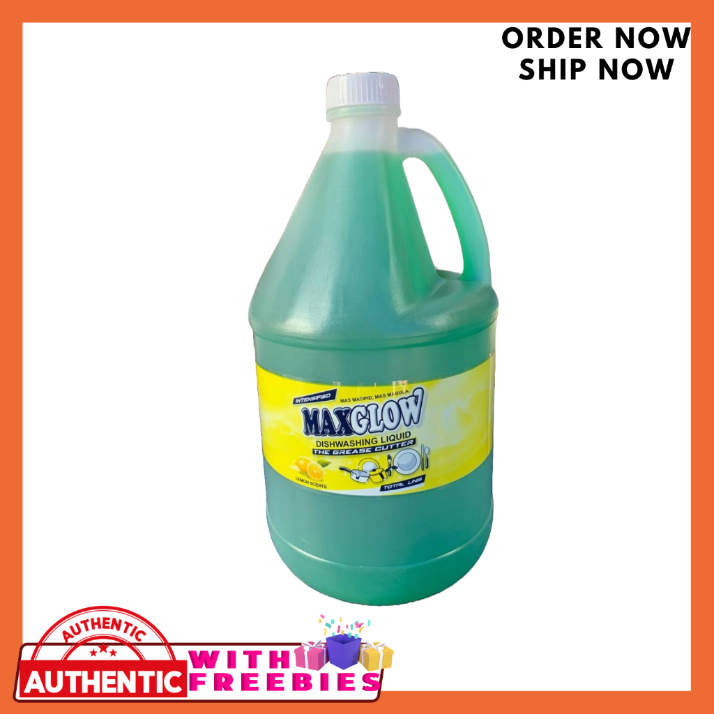MAX GLOW LIQUID DISHWASHING 1 GAL GREEN | Shopee Philippines