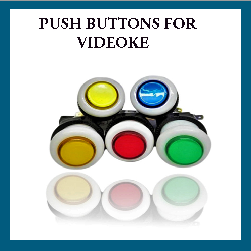 Push Button Colored for Arcade Machine / Videoke Set Colored (ANY COLOR ...