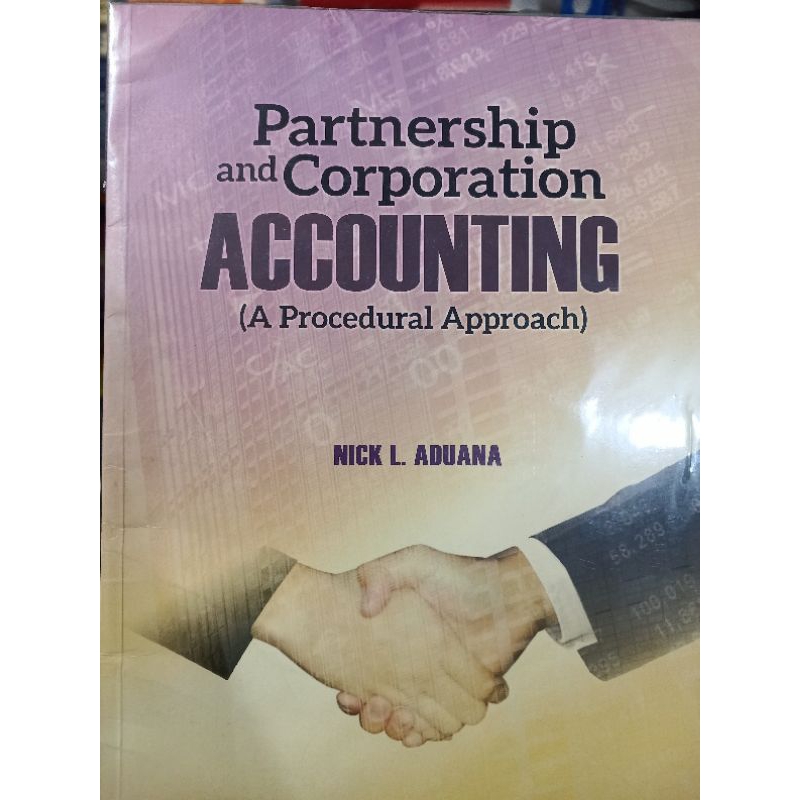 PARTNERSHIP AND CORPORATION ACCOUNTING (A PROCEDURAL APPROACH) | Shopee ...