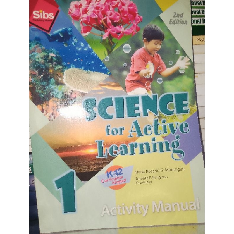 SCIENCE FOR ACTIVE LEARNING grade 1 Activity Manual (brandnew | Shopee ...