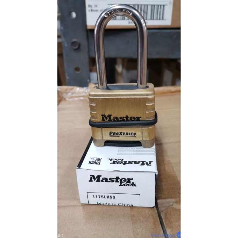 Master Lock Combination Padlock W/Resettable FourDigits Combination ...