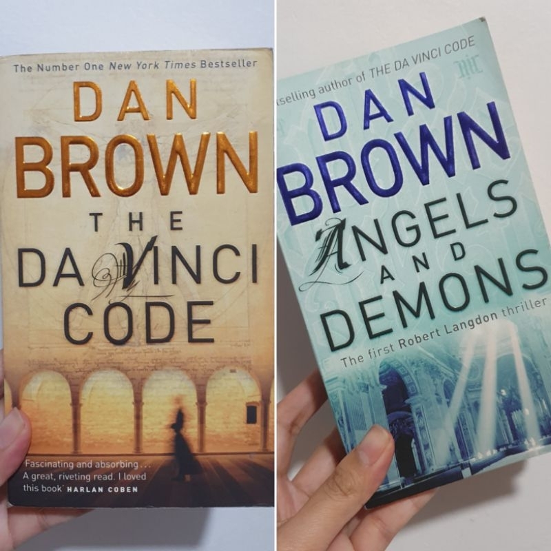 Dan Brown Books ( Angels & Demons, Da Vinci Code) | Shopee Philippines