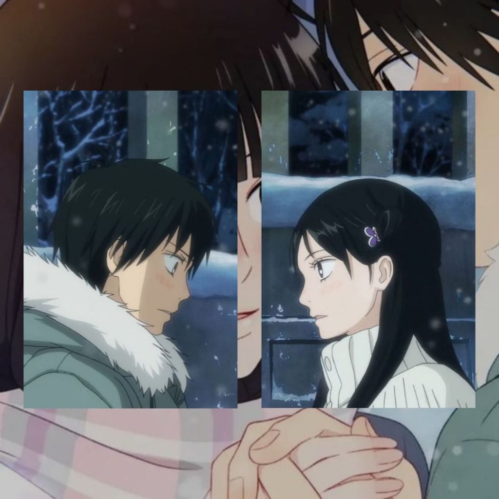 Kimi ni Todoke Kazehaya and Sawako Matching Heart Anime Keychain ...